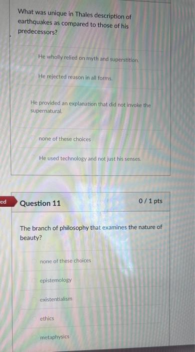 The pre-Socratic philosophers were mainly interested | Chegg.com