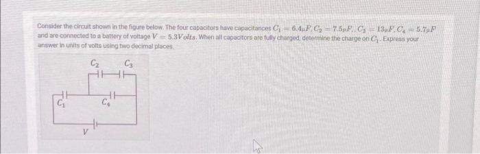 Solved Consider the circuit shown in the figure below. The | Chegg.com
