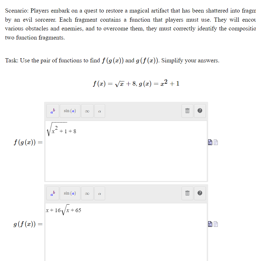 Solved Scenario: Players embark on a quest to restore a | Chegg.com