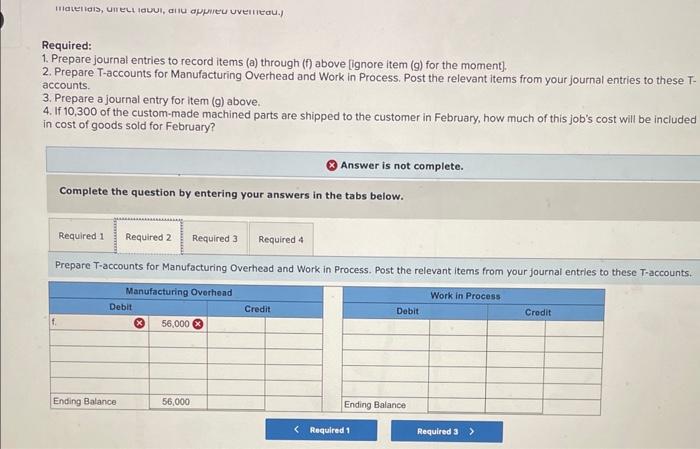 Solved Dillon Products manufactures various machined parts | Chegg.com