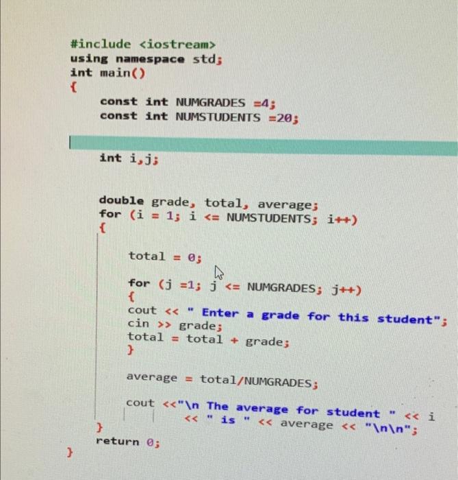 Solved #include using namespace std; int main() { } const | Chegg.com