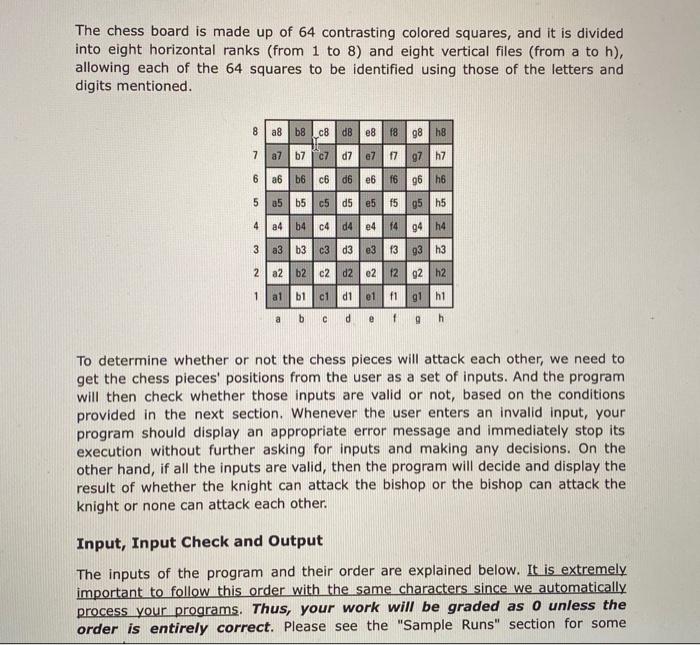 Solved - Horizontal position of the knight (a,b,c,d,e,f,g,h) | Chegg.com