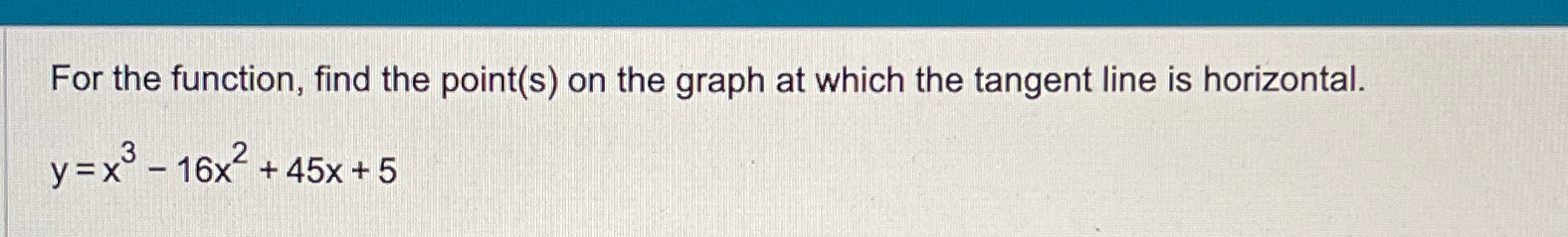 Solved For the function, find the point(s) ﻿on the graph at | Chegg.com