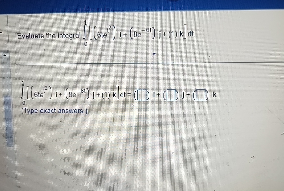 Evaluate the integral | Chegg.com