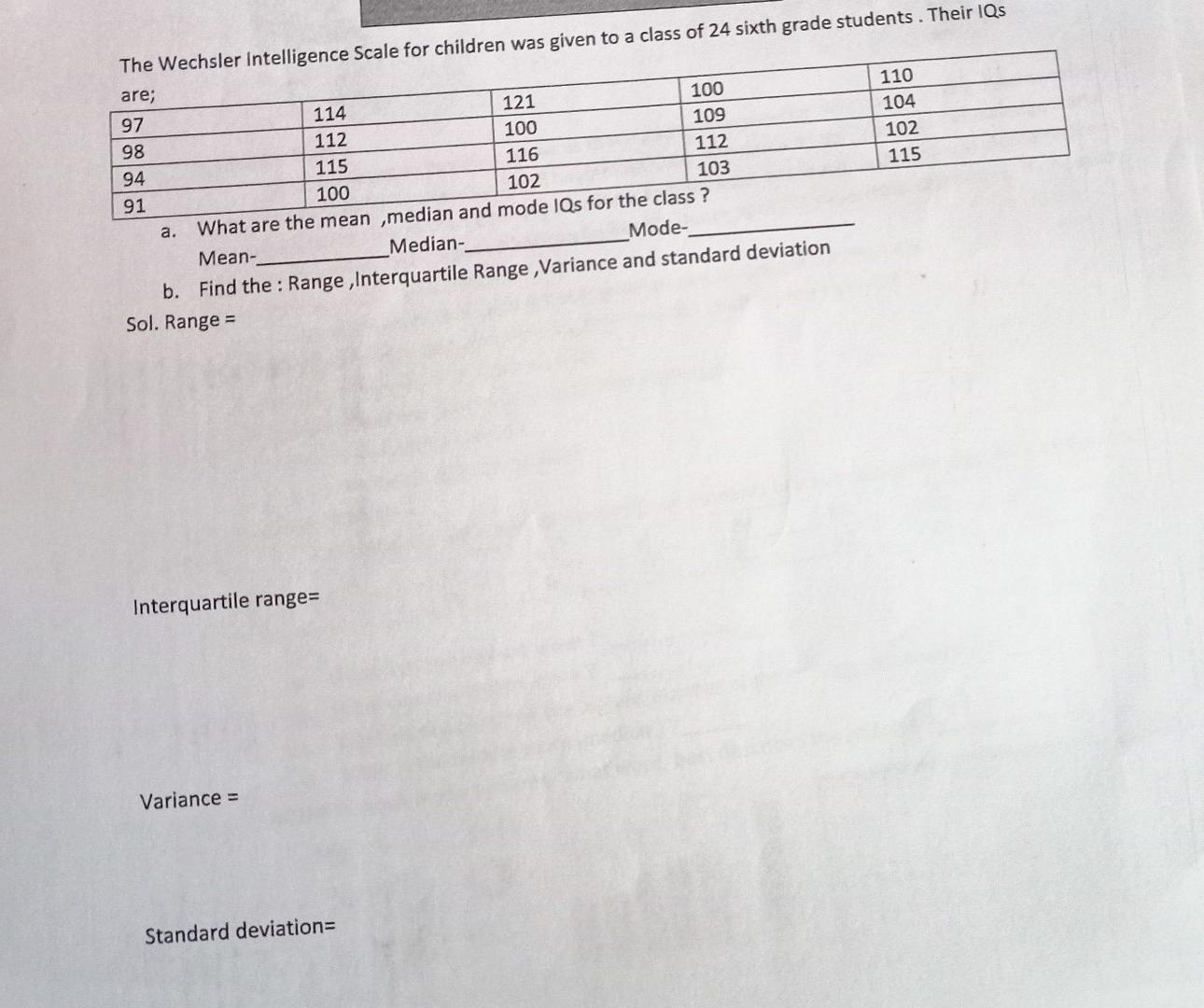 Solved What can you infer from the given table of data ? The | Chegg.com