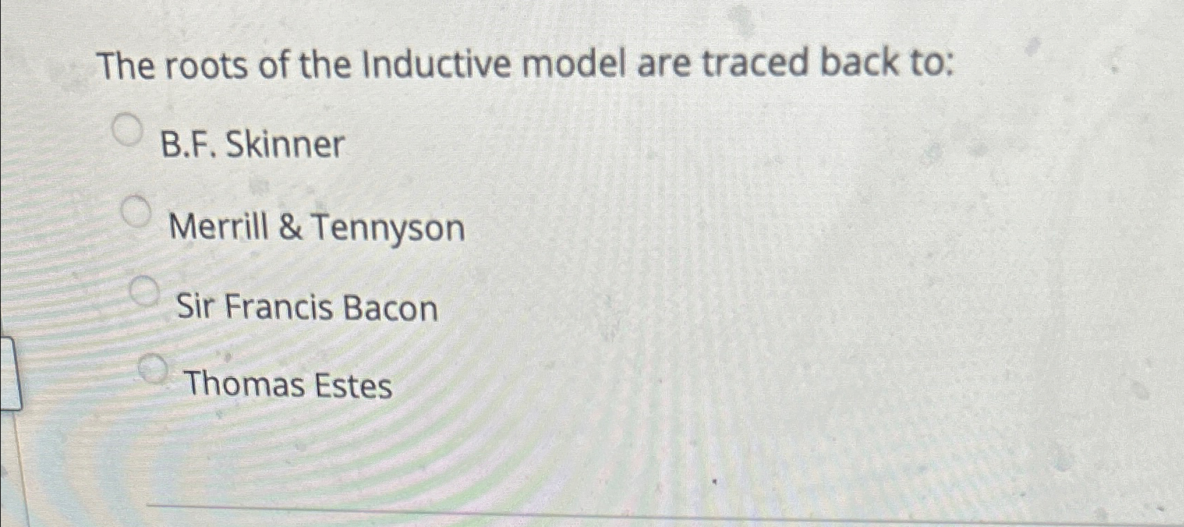 Solved The roots of the Inductive model are traced back | Chegg.com