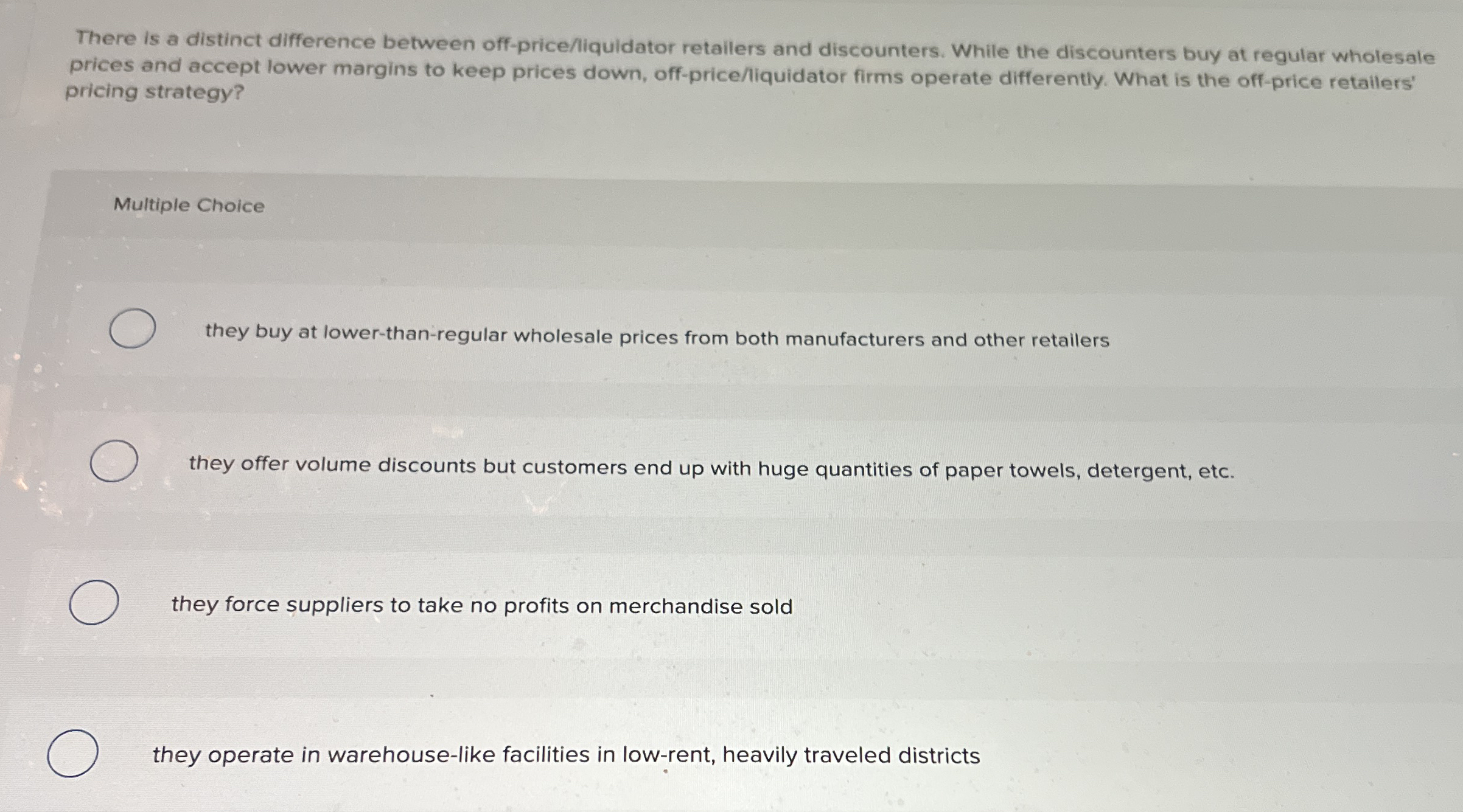 Solved There is a distinct difference between | Chegg.com