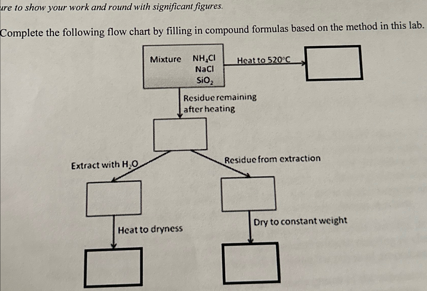 Solved ure to show your work and round with significant | Chegg.com