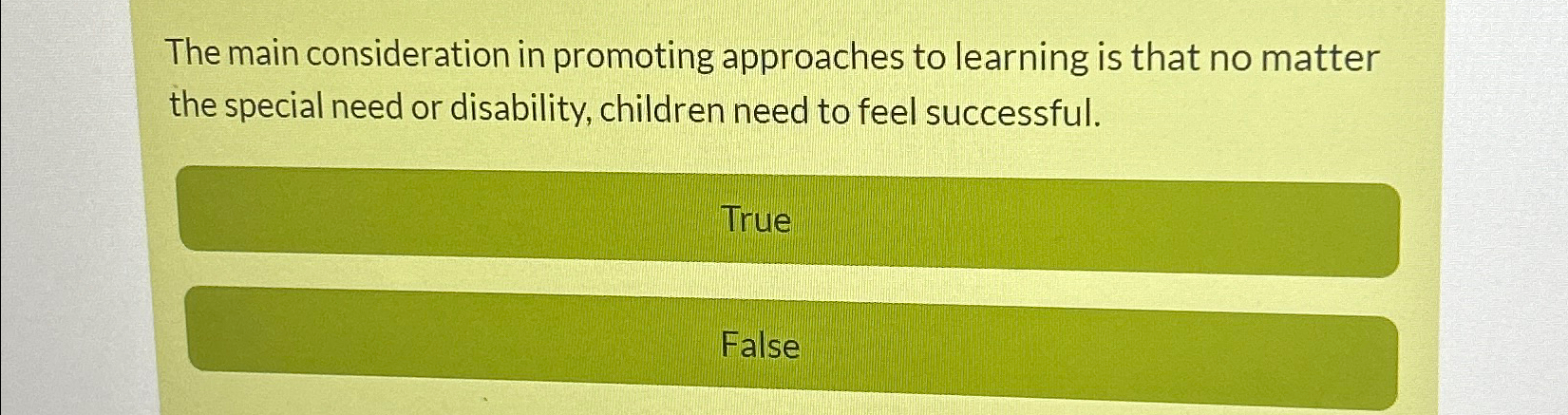 Solved The main consideration in promoting approaches to | Chegg.com