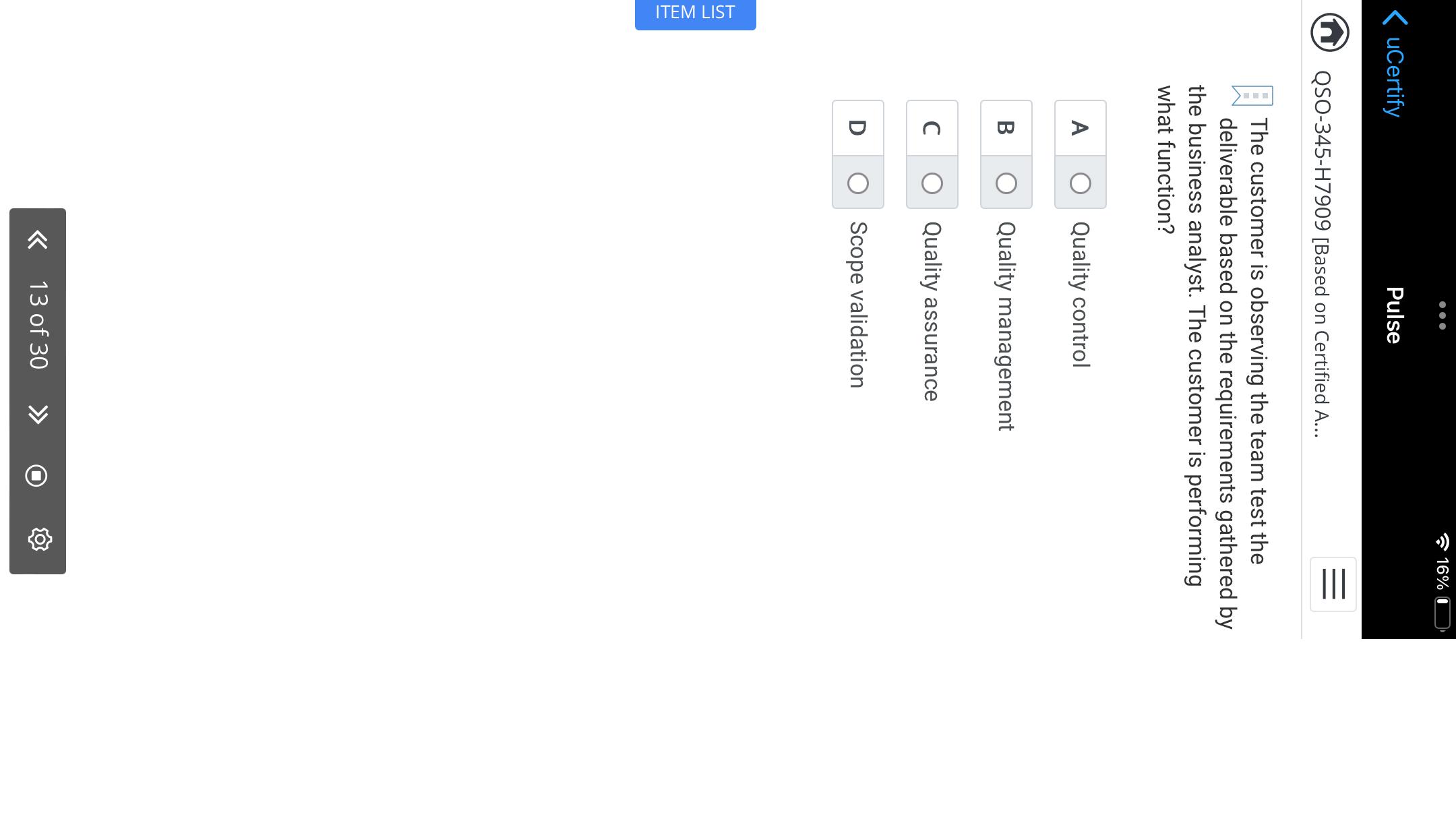 Solved uCertifyฉ 16%PulseQSO-345-H7909 [Based on Certified | Chegg.com