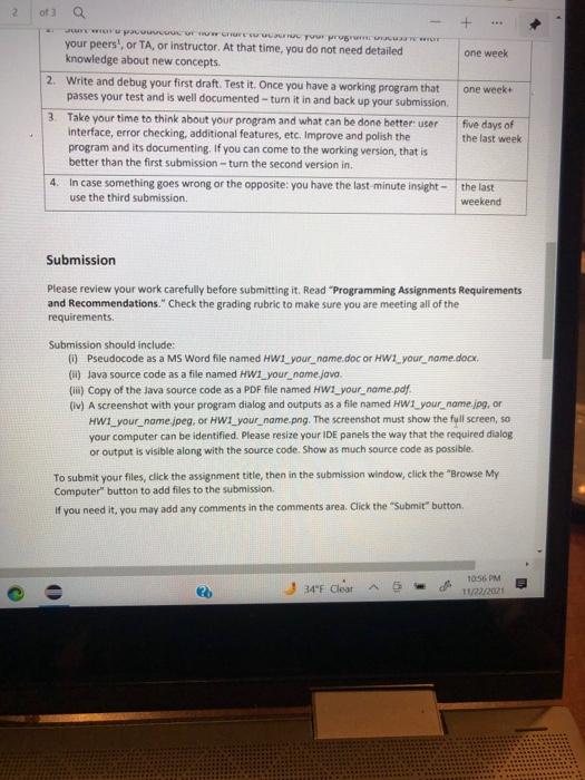 Solved Homework Assignment 1 Basic Programming. Input and | Chegg.com