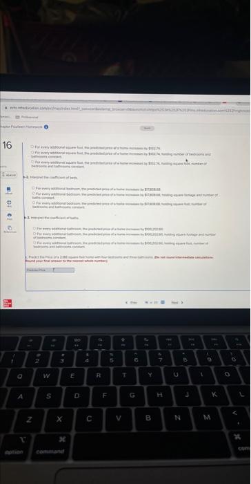 Solved A realtor in a suburb outside of Chicago is analyzing | Chegg.com