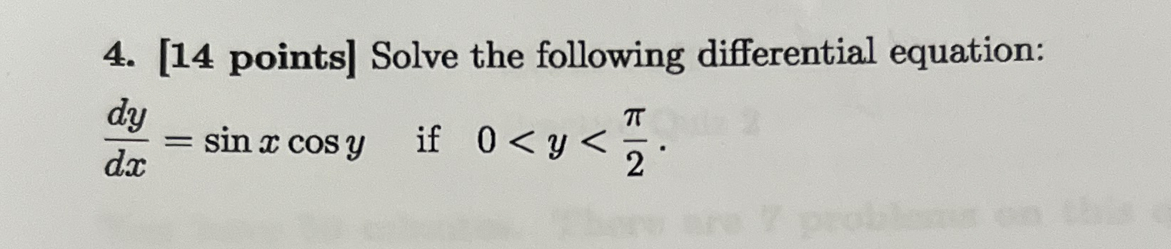 Solved Solve the following differential | Chegg.com