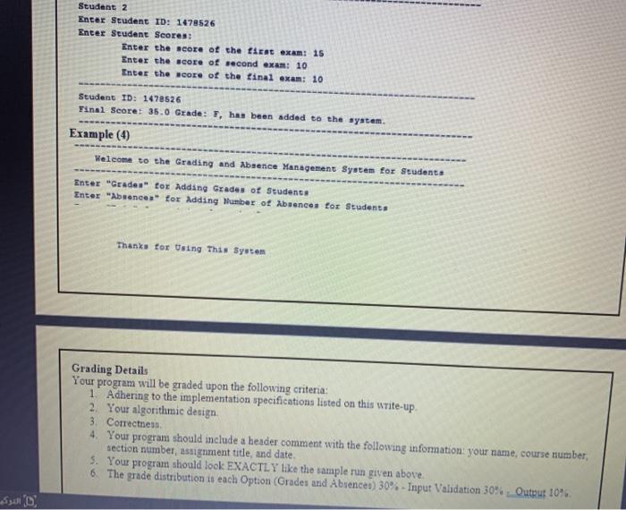 Solved Outcome 2 Design, implement and evaluate a | Chegg.com