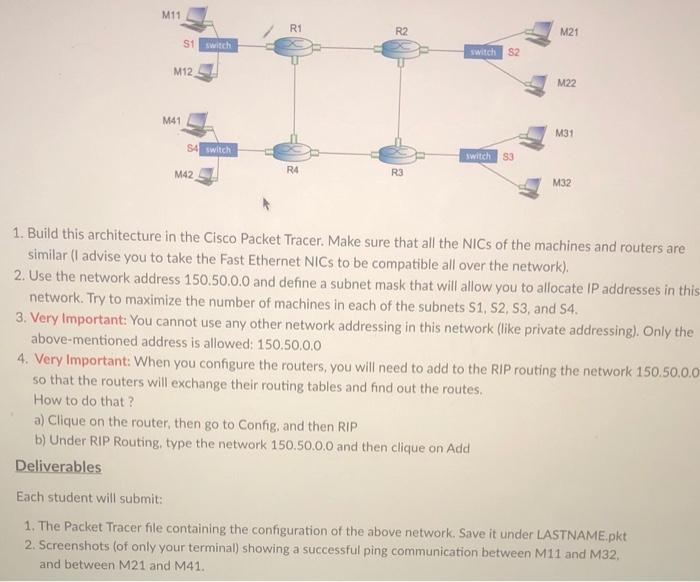 Solved Please attach PKT file because im not able to use | Chegg.com