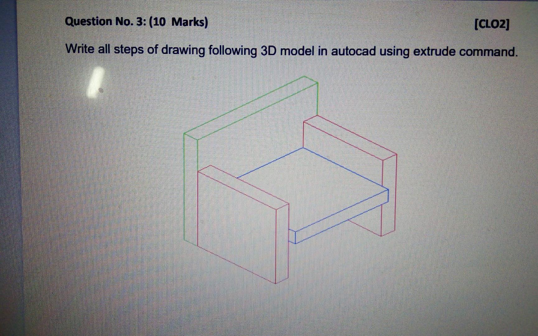 Solved Question No. 3: (10 Marks) (CLO2] Write all steps of | Chegg.com