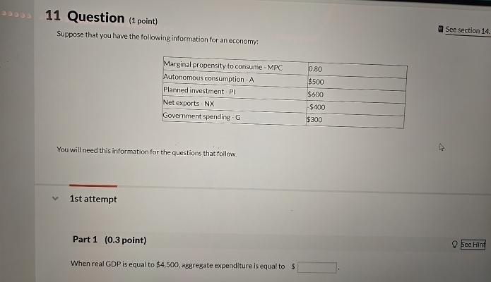 Solved 11 ﻿Question (1 ﻿point)See section 14.Suppose that | Chegg.com