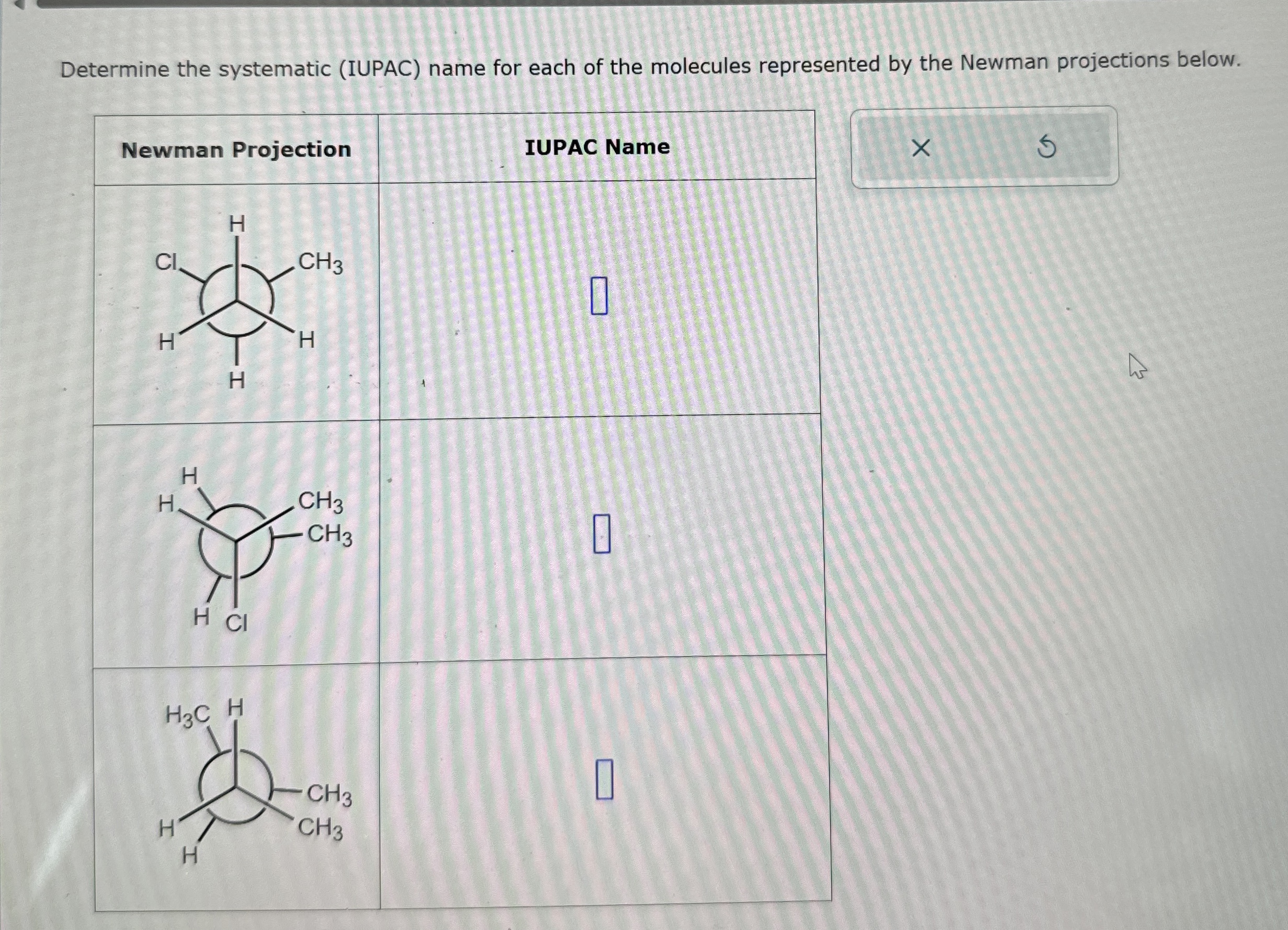 Solved Determine the systematic (IUPAC) ﻿name for each of | Chegg.com