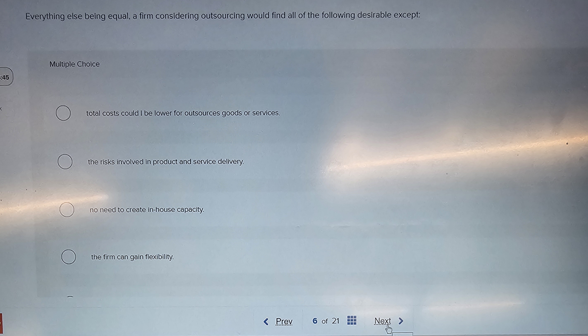 Solved Everything else being equal, a firm considering | Chegg.com