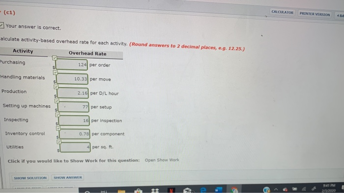 Solved CALCULATOR PRINTER VERSION BACK NEXT Problem 17-3A | Chegg.com