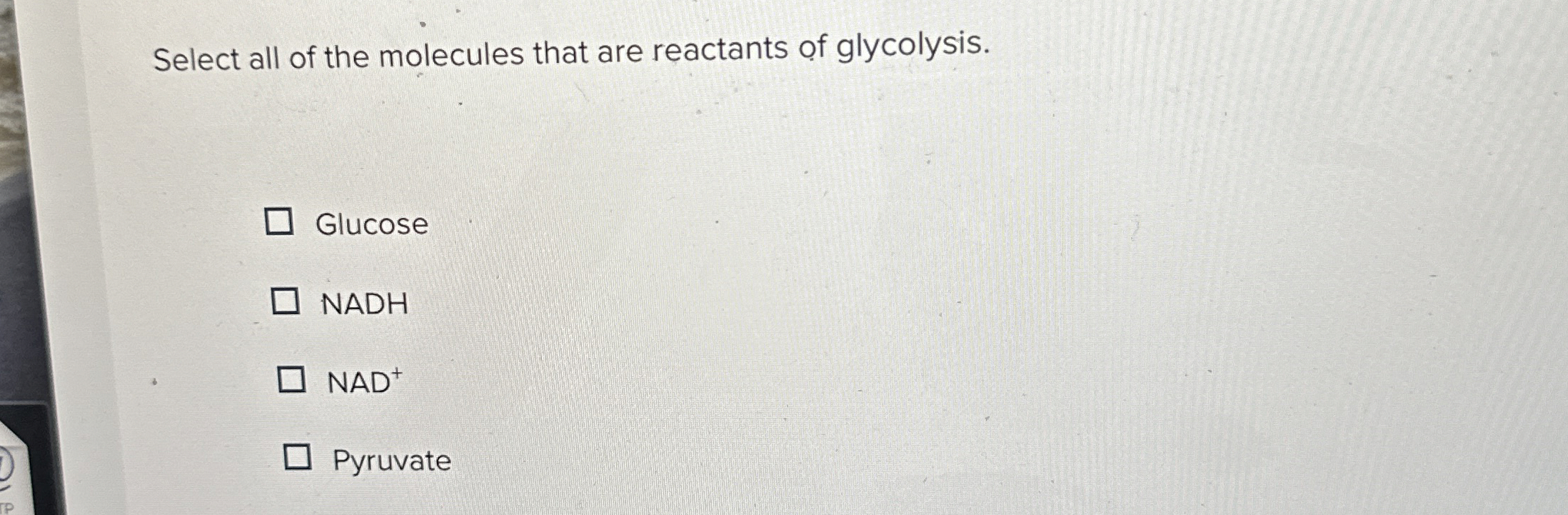 Solved Select all of the molecules that are reactants of | Chegg.com