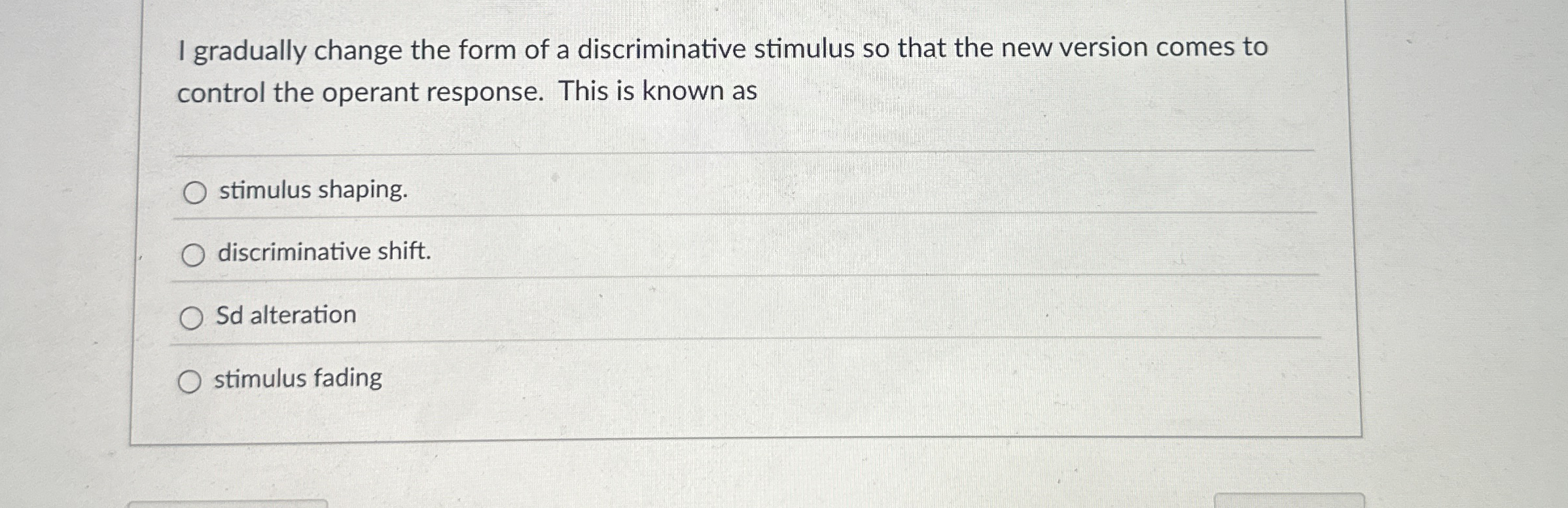 Solved I gradually change the form of a discriminative | Chegg.com