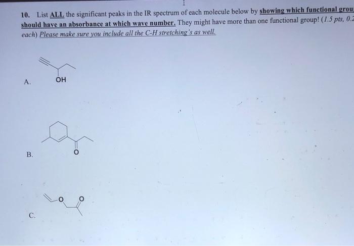 Solved WUDUS 8. Determine the element of unsaturation (aka | Chegg.com