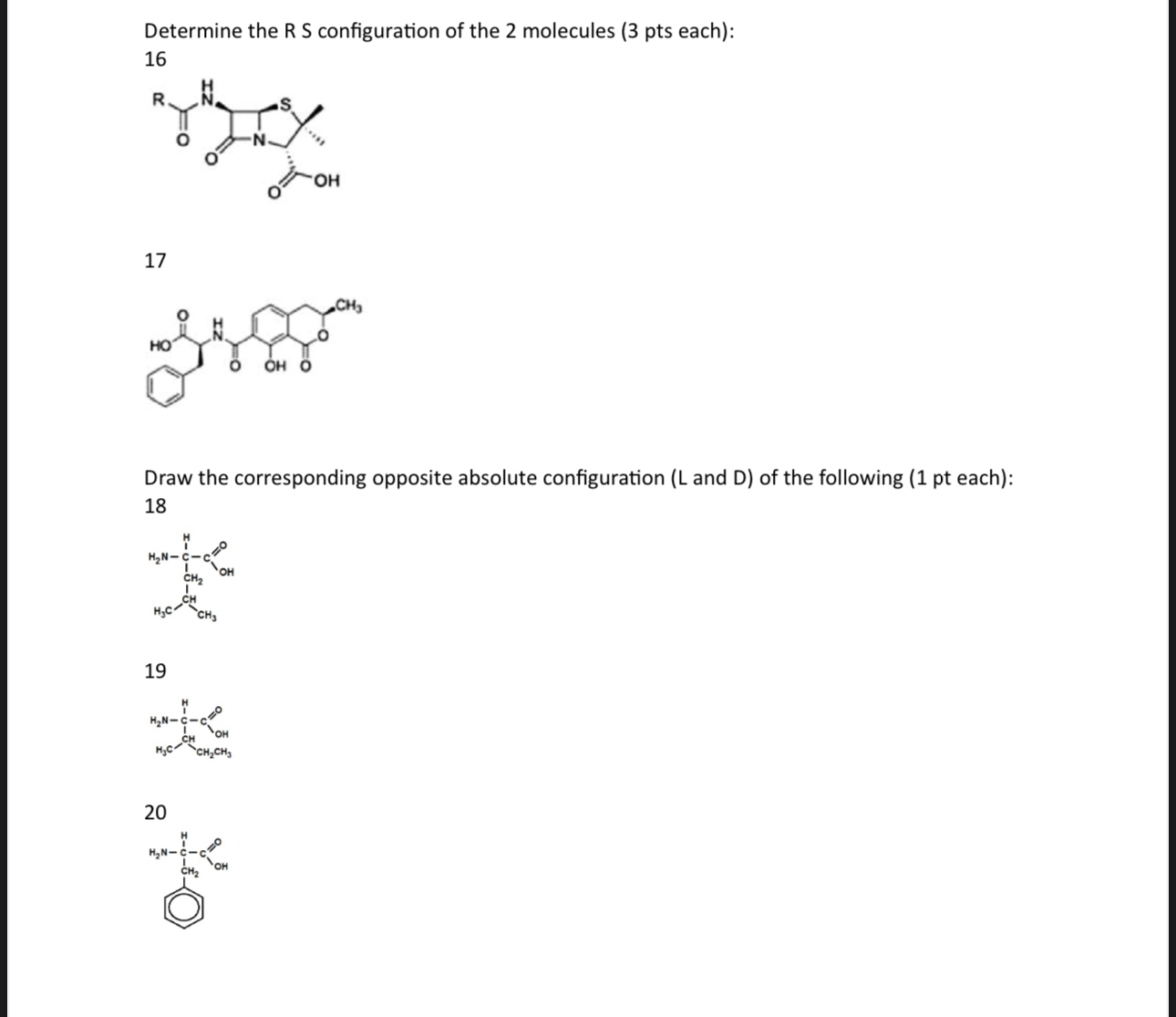Solved Determine the R S configuration of the 2 ﻿molecules | Chegg.com