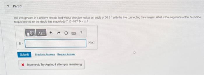 Solved Point charges q1=−5.00nC and q2=+5.00nC are separated | Chegg.com