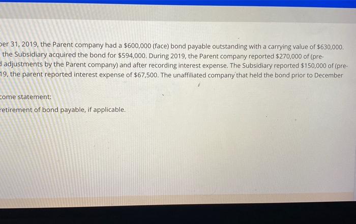 Solved Preston Recognition upon initial consolidation of a | Chegg.com