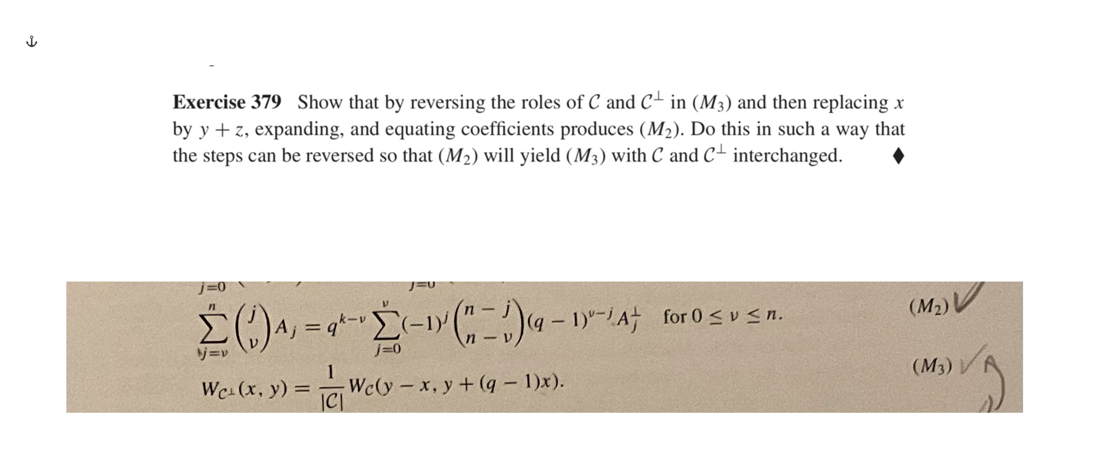 Solved darrExercise 379 ﻿Show that by reversing the roles of | Chegg.com