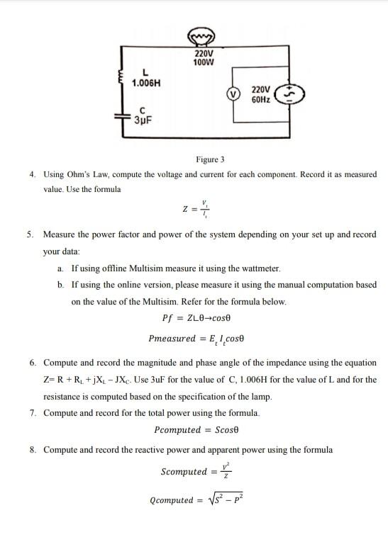 Solved Laboratory Activity No. 4 Real, Reactive and Apparent | Chegg.com