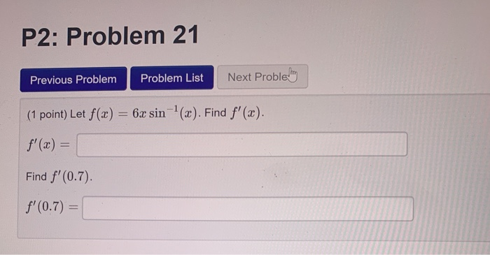 Solved P2: Problem 20 Previous Problem Problem List Next | Chegg.com