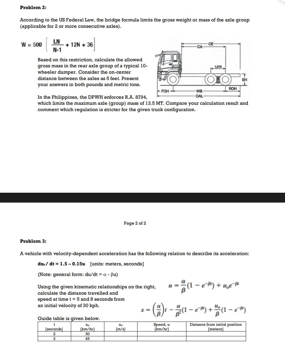 Solved Problem 2: According to the US Federal Law, the | Chegg.com