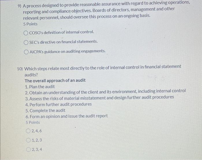 Solved 2) Select an example of preventative control in | Chegg.com