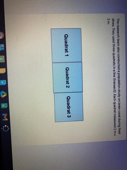 Solved Explain why the researcher chose to use the quadrat | Chegg.com