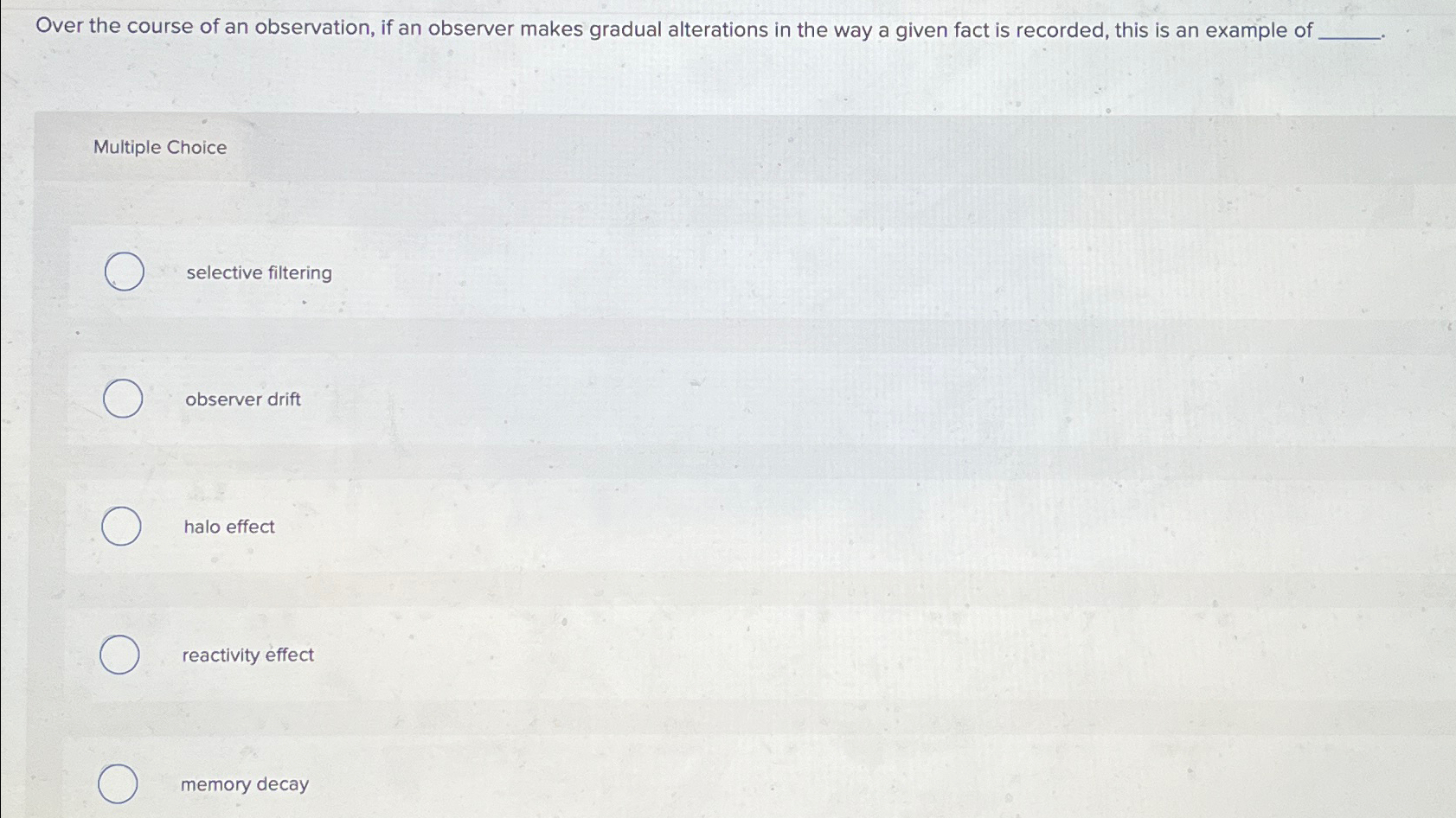 Solved Over the course of an observation, if an observer | Chegg.com