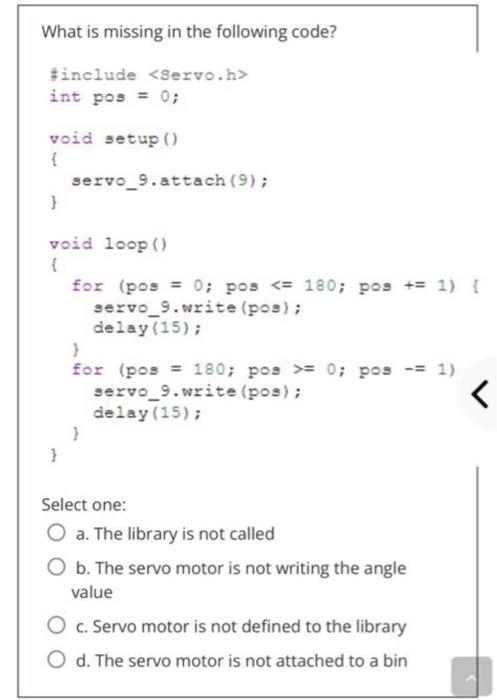 Solved What is the error in this code? \{oid loop() long | Chegg.com