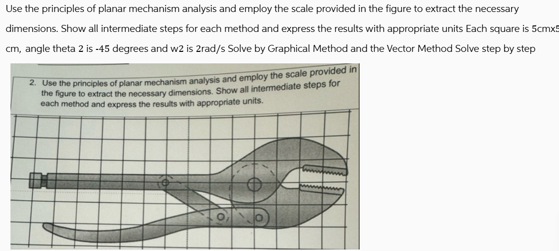 Solved Use the principles of planar mechanism analysis and | Chegg.com