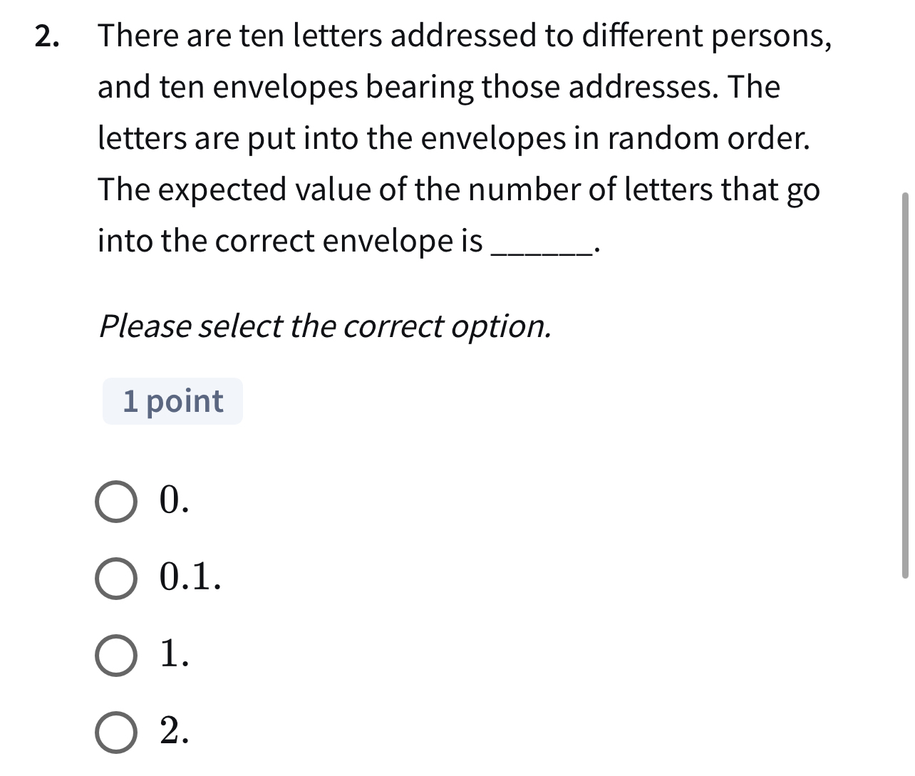 Solved There are ten letters addressed to different | Chegg.com