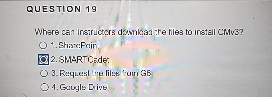 Solved QUESTION 19Where can Instructors download the files | Chegg.com