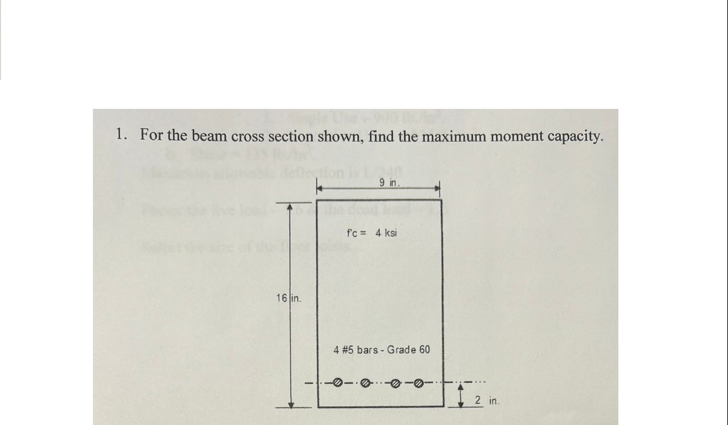 Solved For the beam cross section shown, find the maximum | Chegg.com