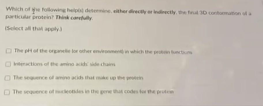 Solved Which statement about alpha helices andior beta | Chegg.com