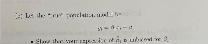 n1∑i=1nxi(yi−β^1xi)=0 Step by step, solve for β^1 | Chegg.com