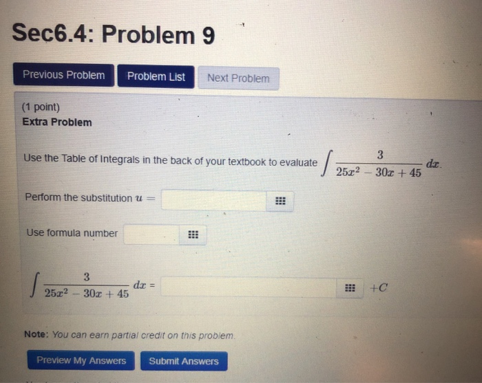 Solved Sec6.4: Problem 9 Previous Problem Problem List Next | Chegg.com
