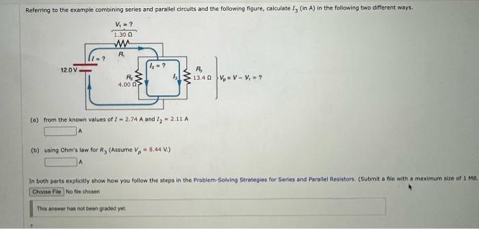 Solved Referring to the example combining series and | Chegg.com