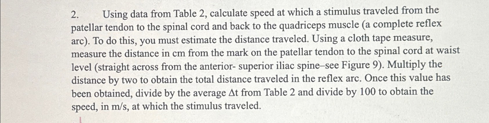 Solved Reflex Response\table[[,Reflex 1,Reflex 2,Reflex | Chegg.com