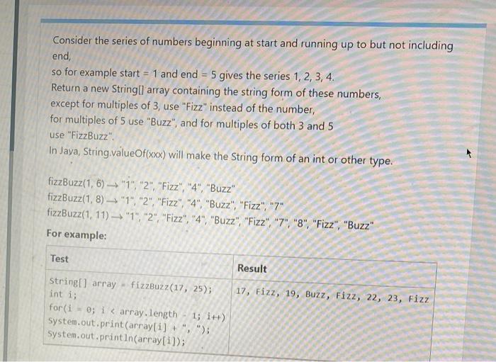 Solved Consider the series of numbers beginning at start and | Chegg.com