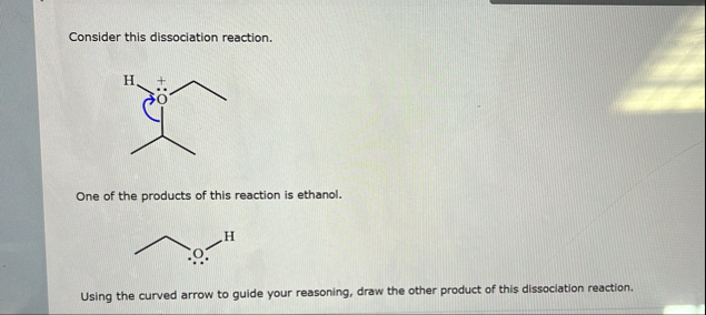 Solved Consider this dissociation reaction.One of the | Chegg.com