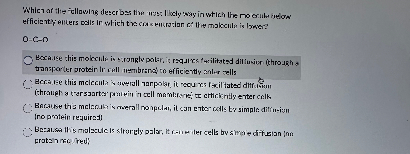 Solved Which of the following describes the most likely way | Chegg.com